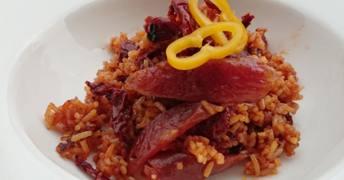 Chinese Sausage And Sun Dried Tomato Fried Rice Recipe By Lyii G