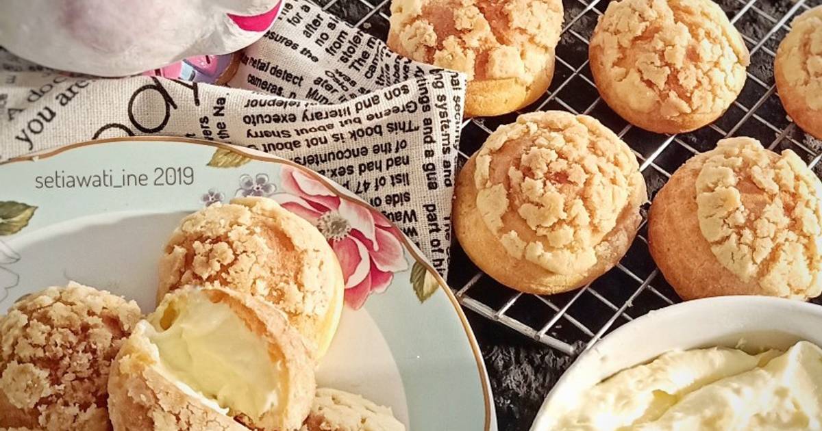 26 resep japanese choux cream enak dan mudah - Cookpad
