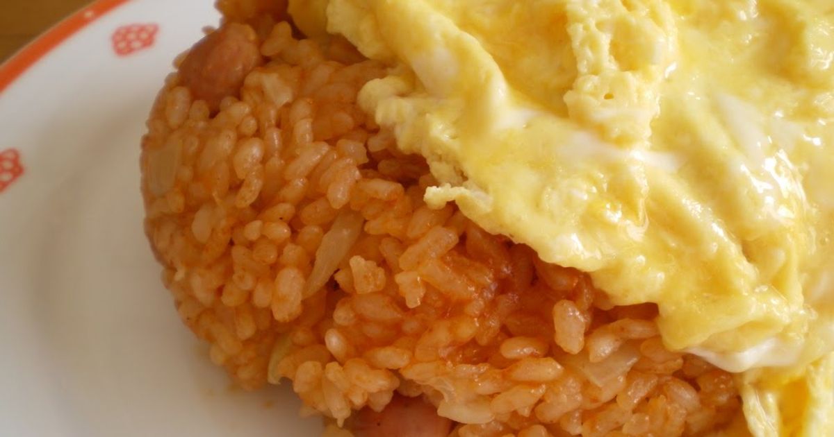 Omurice With Well Flavoured Chicken Rice Recipe by cookpad.japan