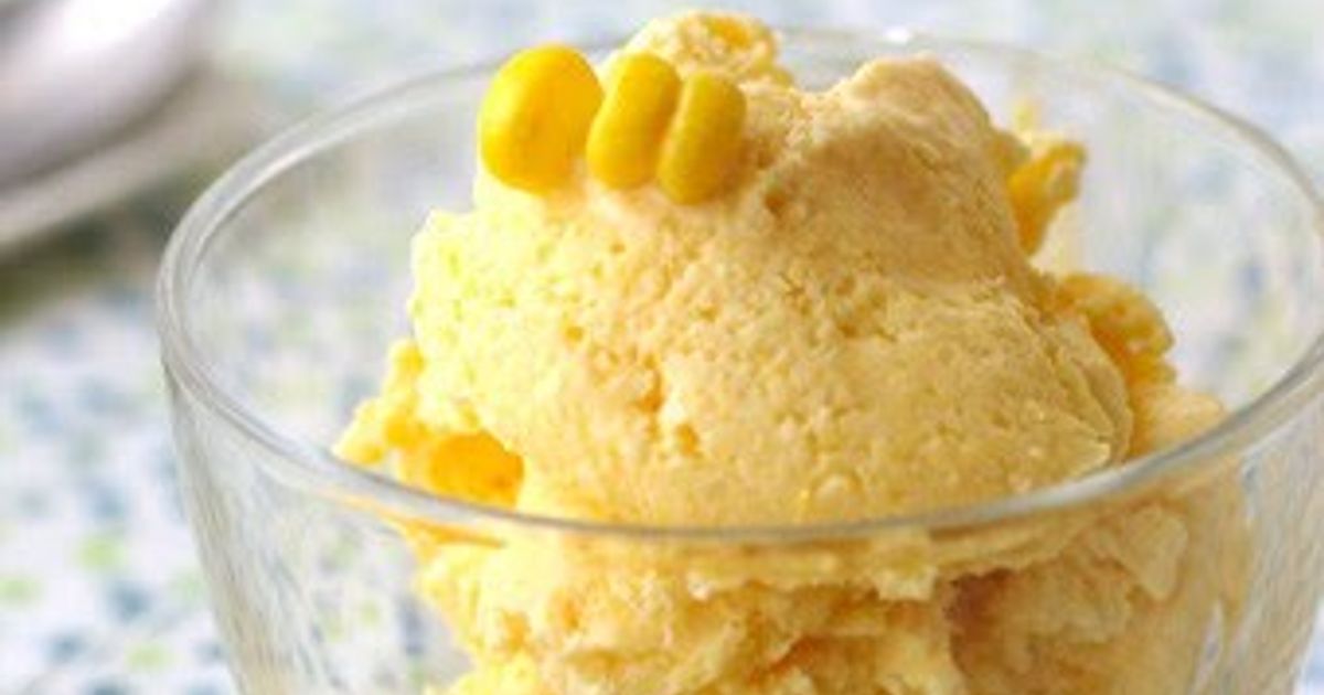 Corn Ice Cream Recipe By Cookpad.Japan