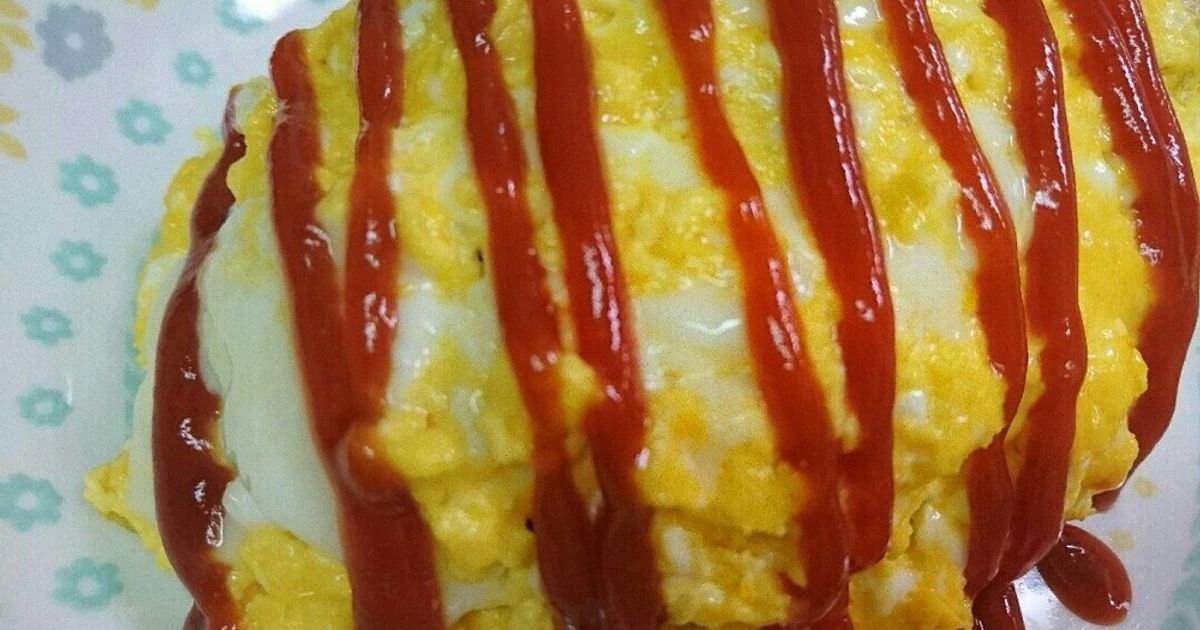 Rice Cooker Ketchup Rice Omurice Recipe by yoco's kitchen