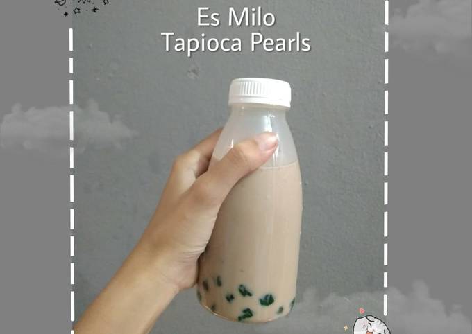 Resep Es Milo Tapioca pearls oleh Dapurli@ - Cookpad