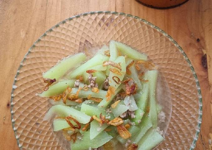Resep 390. Sayur Bening Labu Air oleh Vifya_kitchen - Cookpad