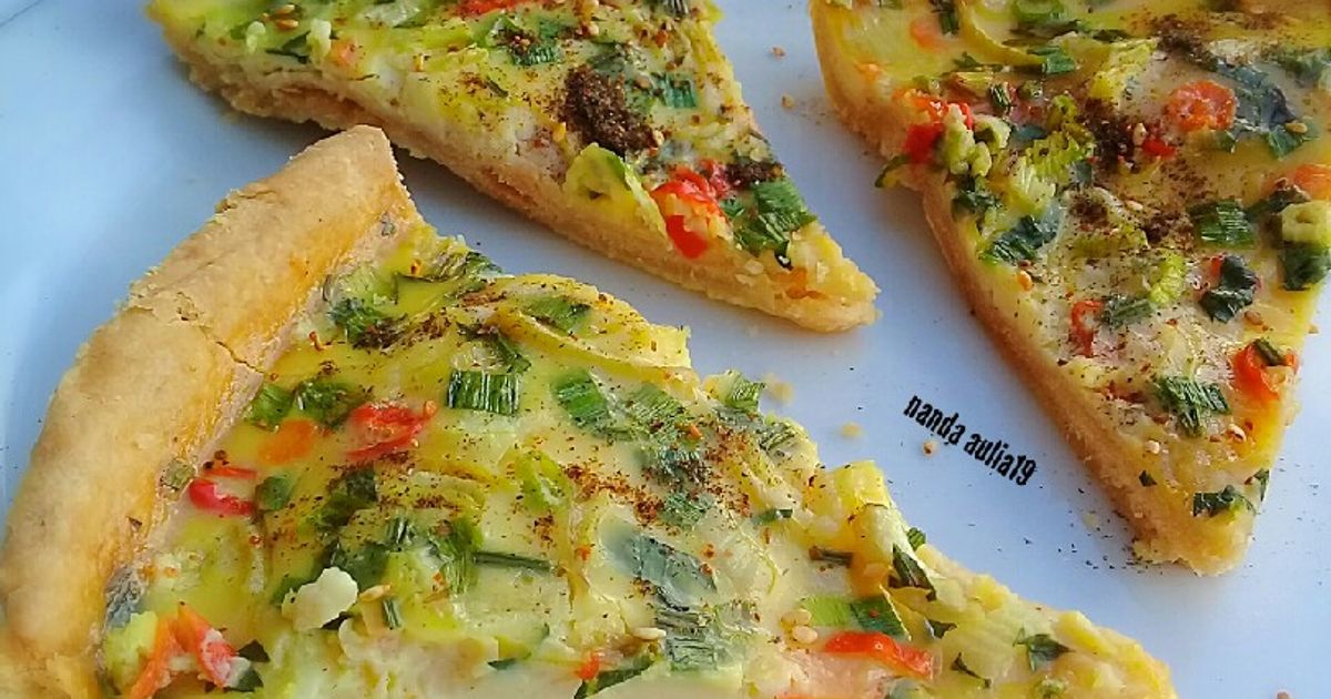 Resep Egg Cheese Quiche Pie.🧀🍕 oleh nanda aulia - Cookpad