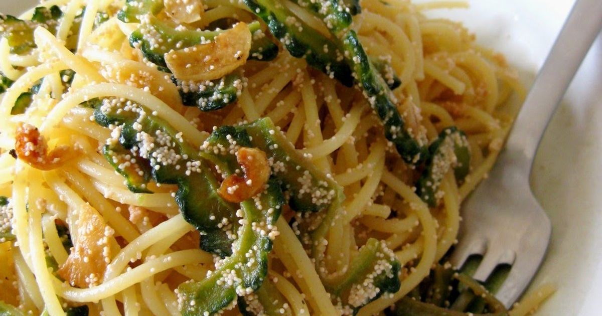 Goya And Tarako Pasta Recipe by cookpad.japan