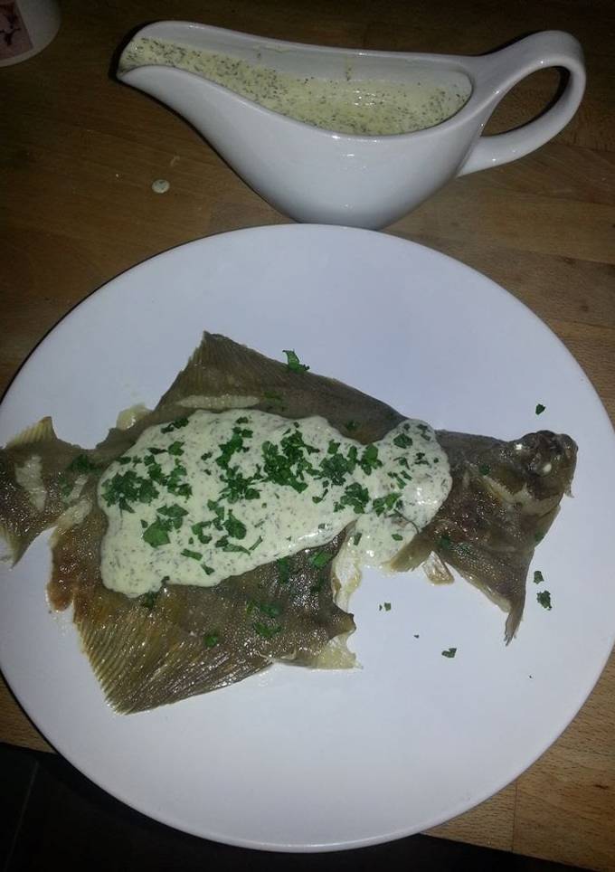 MZ-Whole plaice with lemon butter sauce Recipe by Giovanni Mazzaglia ...