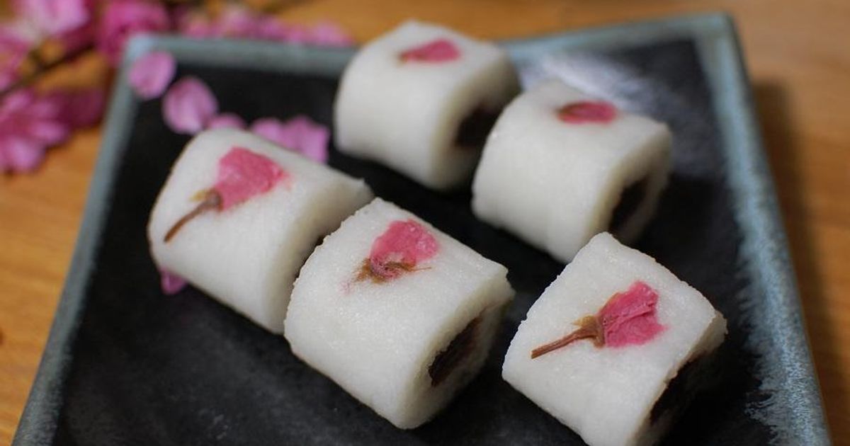 Sakura Cherry Blossom Confectionery Recipe By Cookpad.Japan