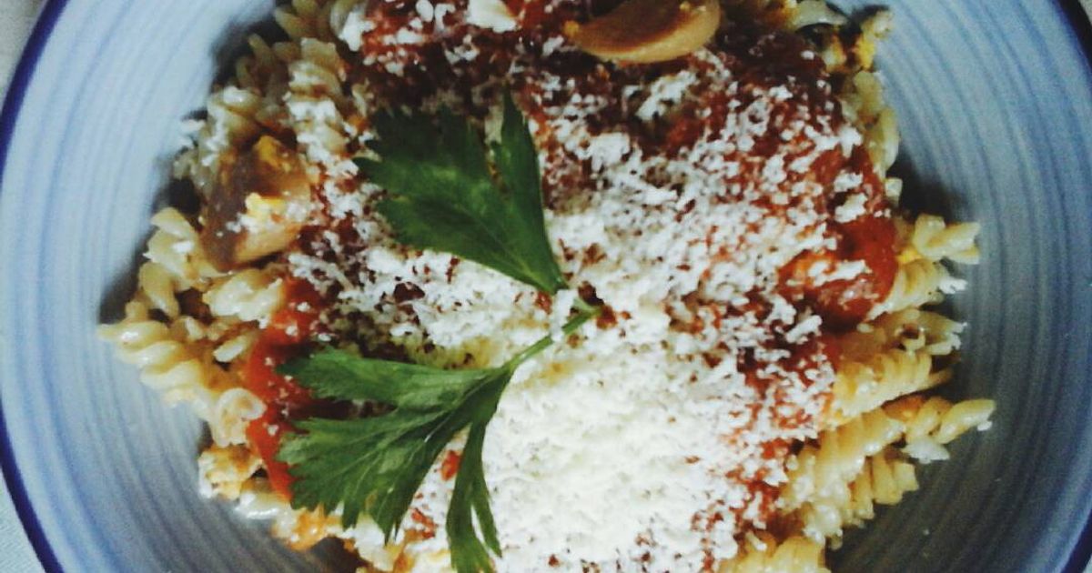 Resep Sausage Fusili With Cheese And Spaghetti Sauce oleh Icha Hadiqah ...