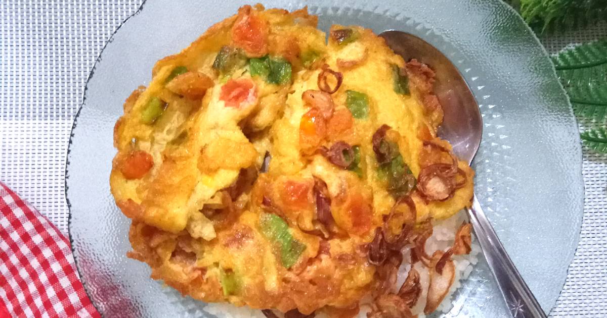 Resep Telur Dadar Tomat oleh Vay Kitchen - Cookpad