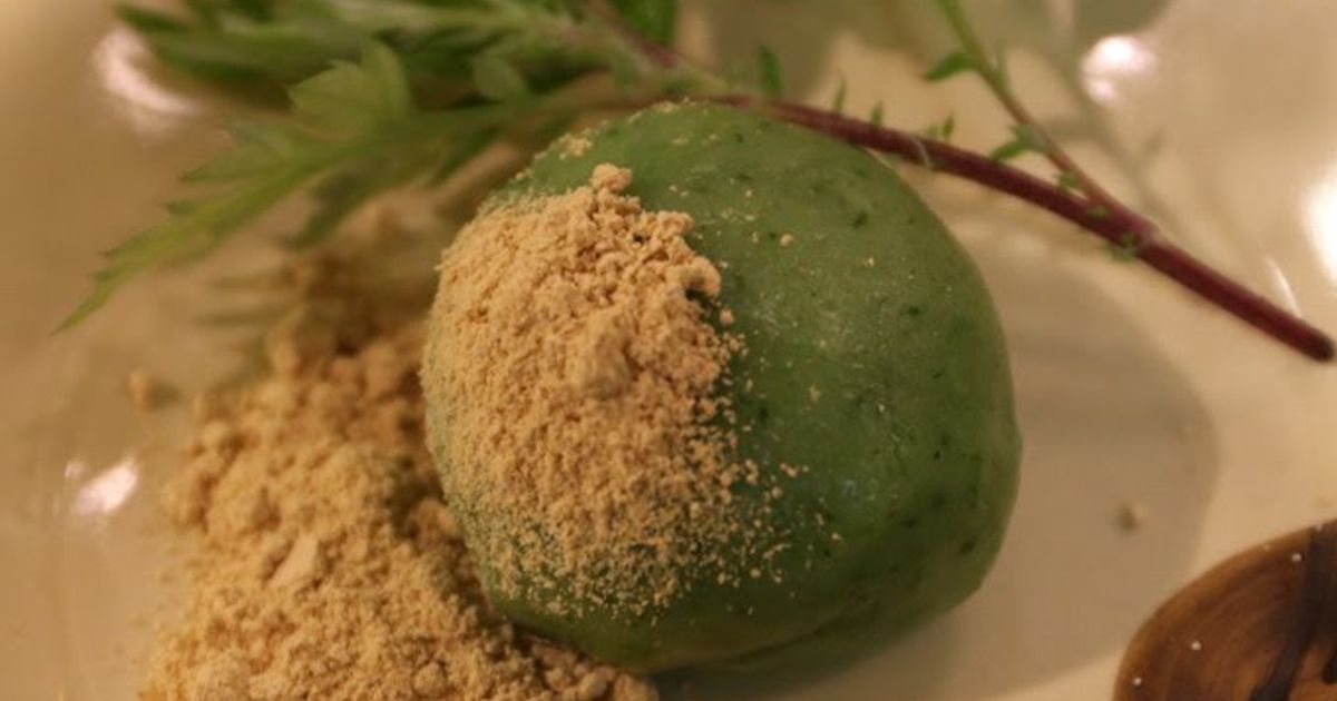 Easy Kusa Mochi In The Microwave Recipe By Cookpad.Japan