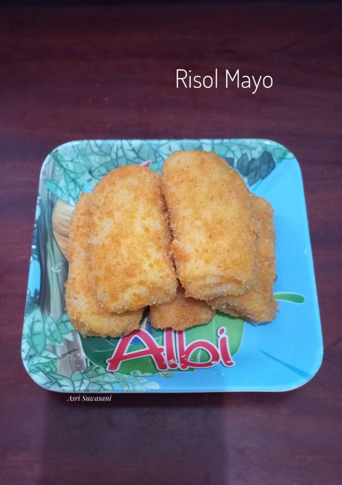 Resep Risol Mayo isi Kuning Telur Rebus oleh Asri Suwasani - Cookpad