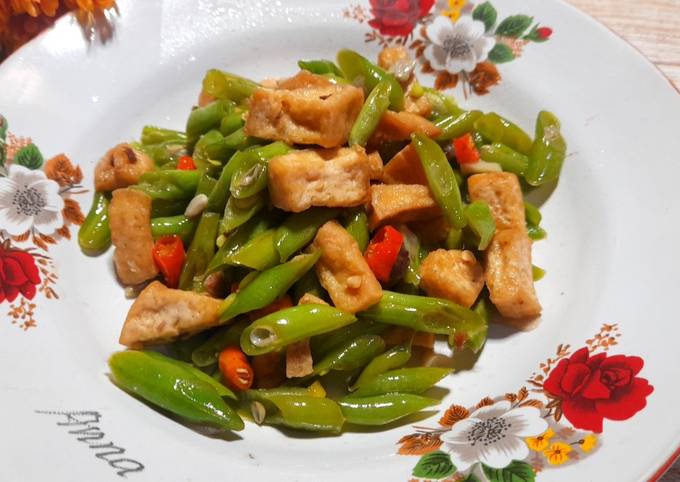Resep Tumis buncis dan tahu oleh Anna Zln - Cookpad