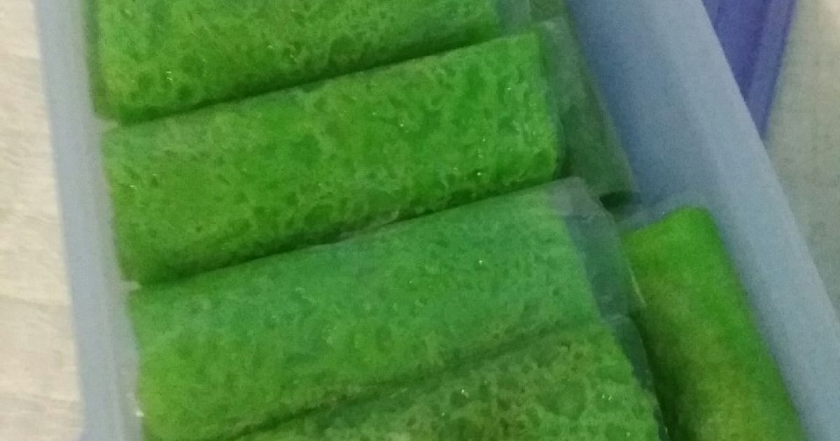 Resep Dadar Gulung Isi Inti Kelapa oleh Novi Yanti - Cookpad