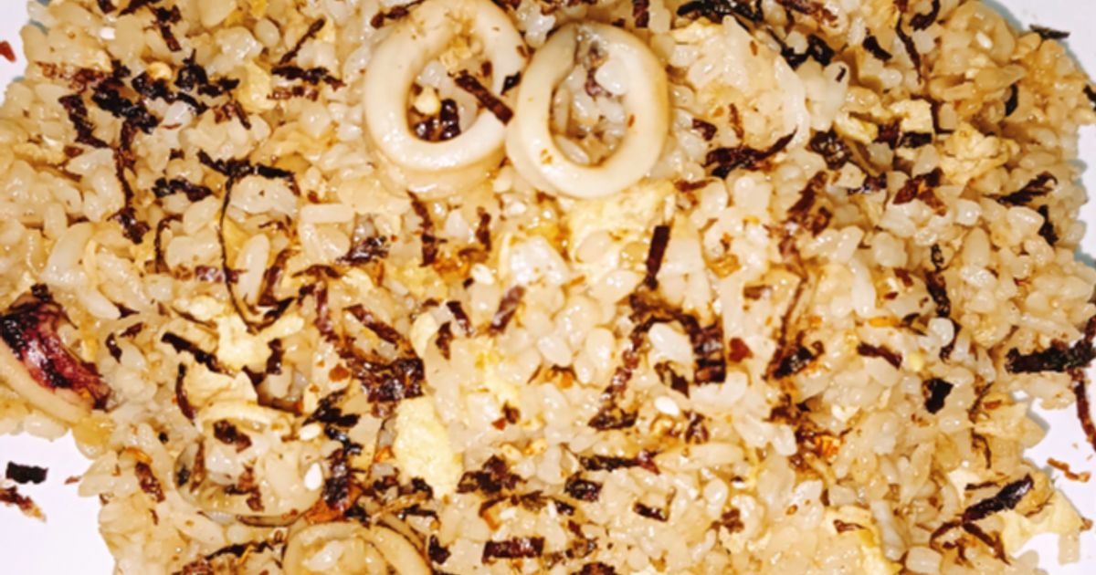 Resep 252. Squid Fried Rice With (Bon) Nori oleh Devin - Cookpad