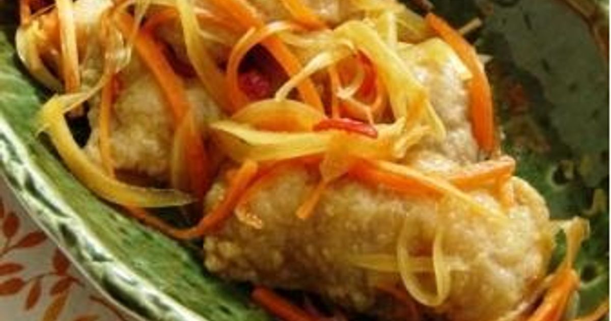 Cod Fillets In Nanban Sauce With Veggies Recipe By Cookpad.Japan