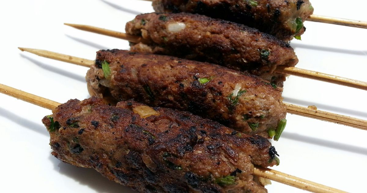 Pan Grilled Lamb Kofta Skewers Recipe By Lyii G