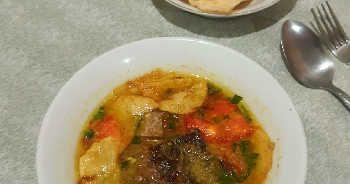 Resep Soto Betawi Paru & Daging oleh Tri Widayati - Cookpad
