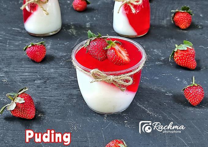 Resep Puding Merah Putih oleh Rachma Nita - Cookpad