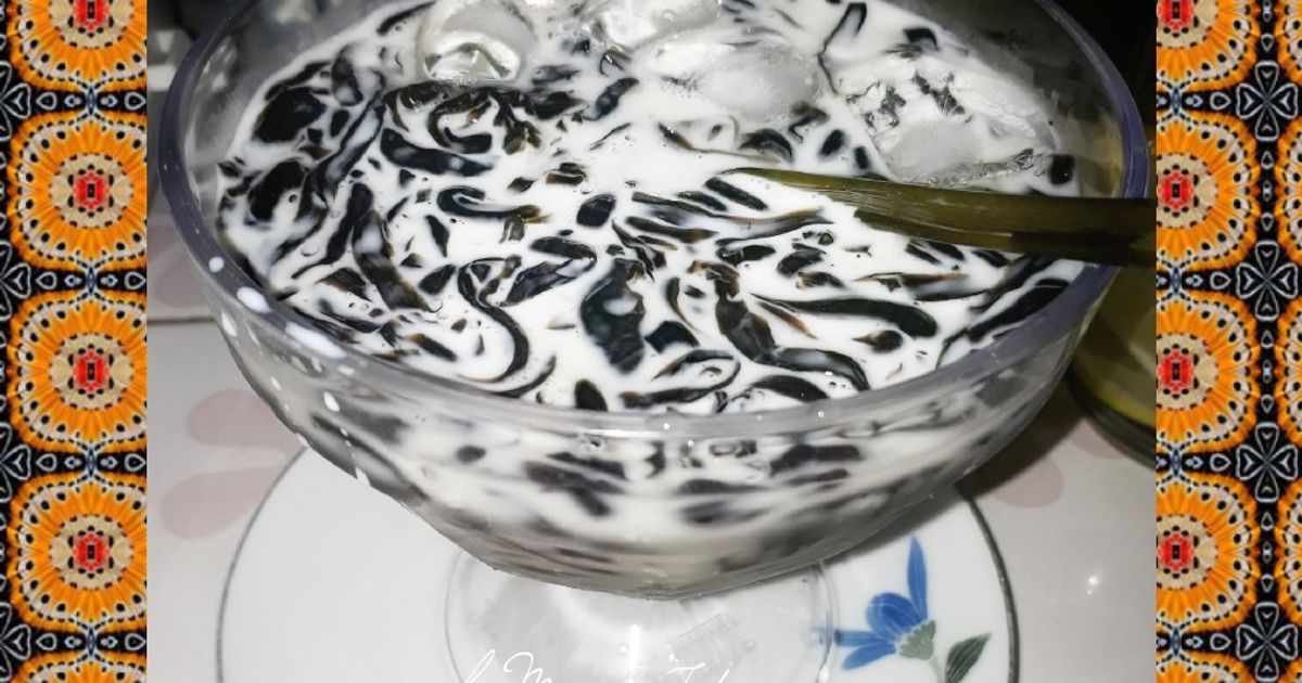 Resep Cendol Cincau Hitam Kuah Susu oleh Lanjarsih/Mama Fifian ...