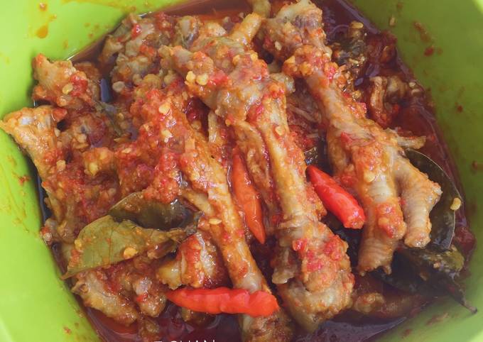 Resep Ceker Mercon oleh Fetri Wulansari - Cookpad