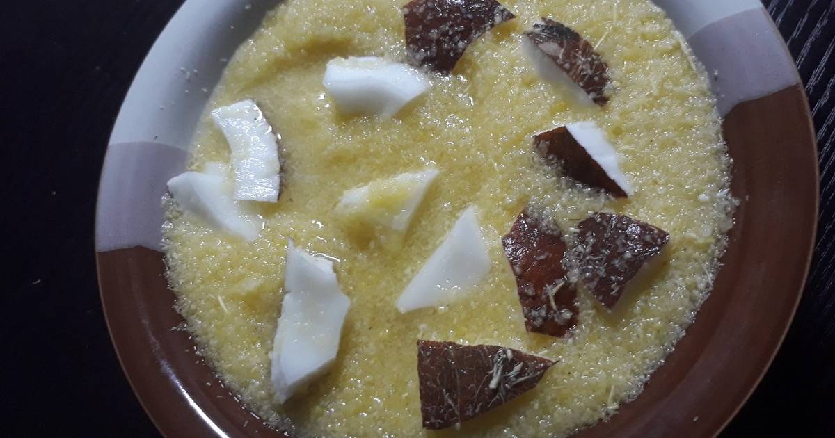 Garri with coconut Recipe by Lilian - Cookpad