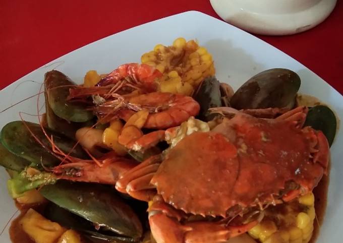 Resep Seafood asam manis oleh Lisna Midia - Cookpad