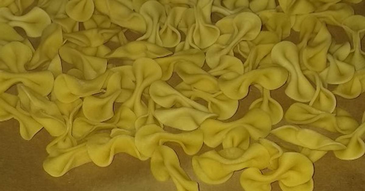 Fideos moñitos caseros Receta de salvador- Cookpad