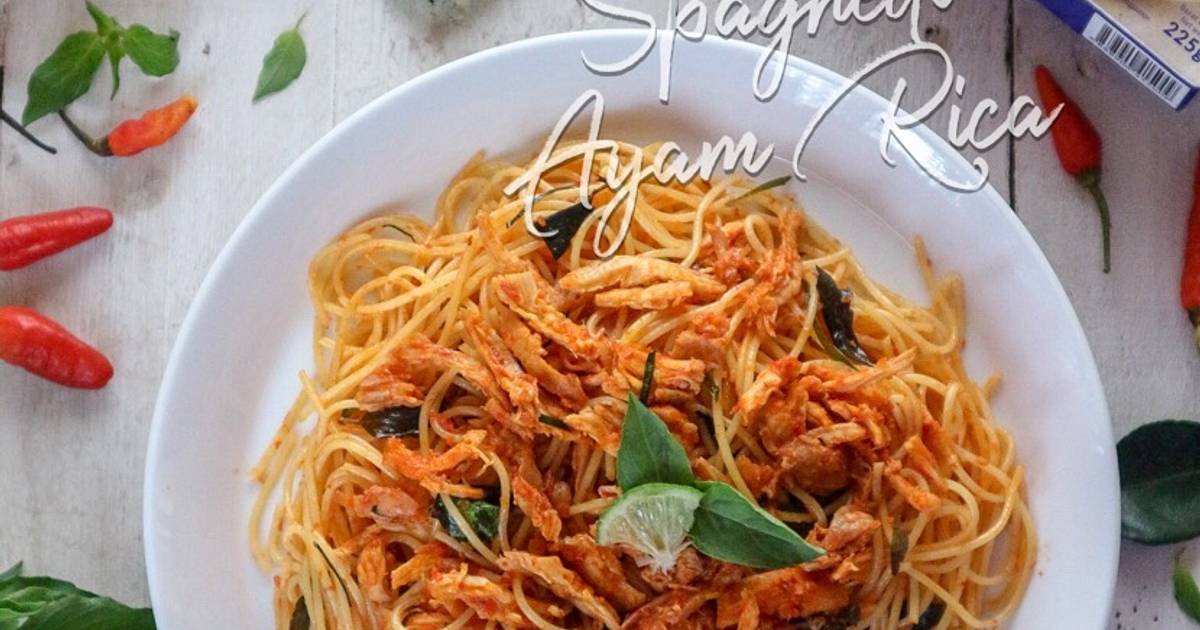 Resep Spaghetti Ayam Rica oleh Susana Gracia Cathrine - Cookpad