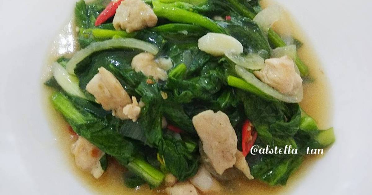 136 resep tumis pedas sawi manis enak dan mudah - Cookpad