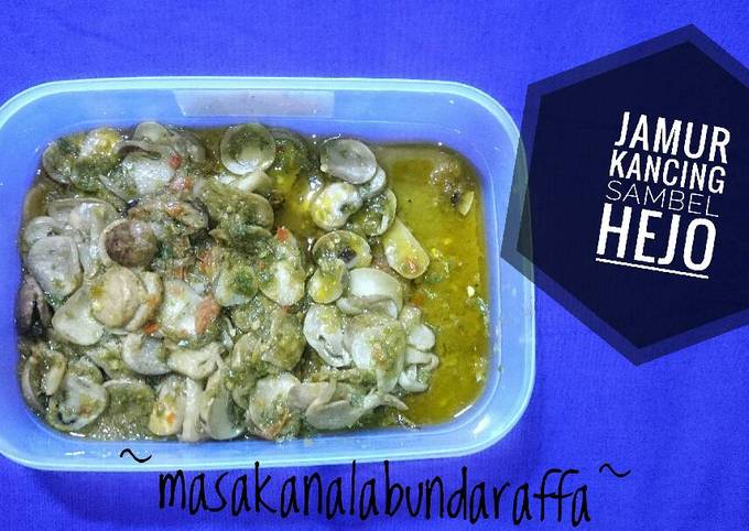 Resep Jamur Kancing Sambel Hejo oleh Alamanda Rizkyani - Cookpad