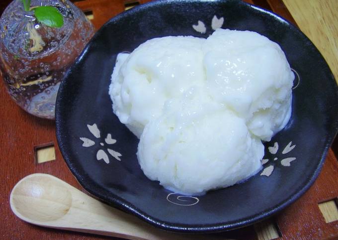 Rice Ice Cream Recipe by cookpad.japan - Cookpad