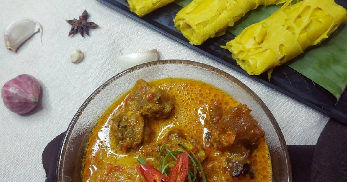 Resep Ragit kuah kari daging khas Palembang oleh Bunda Athma - Cookpad