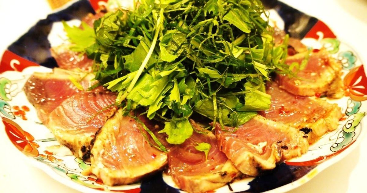 Easy Bonito Carpaccio Recipe by cookpad.japan
