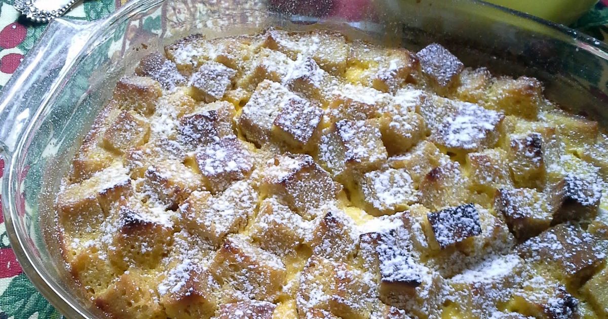 Lemon Bread Pudding Recipe by quietvalleyq