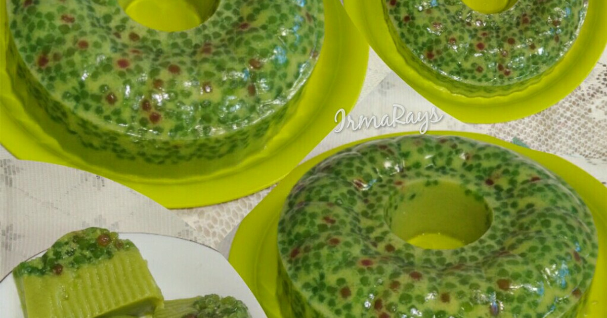 Resep Puding Sagu Mutiara Pandan oleh Irma Rays - Cookpad