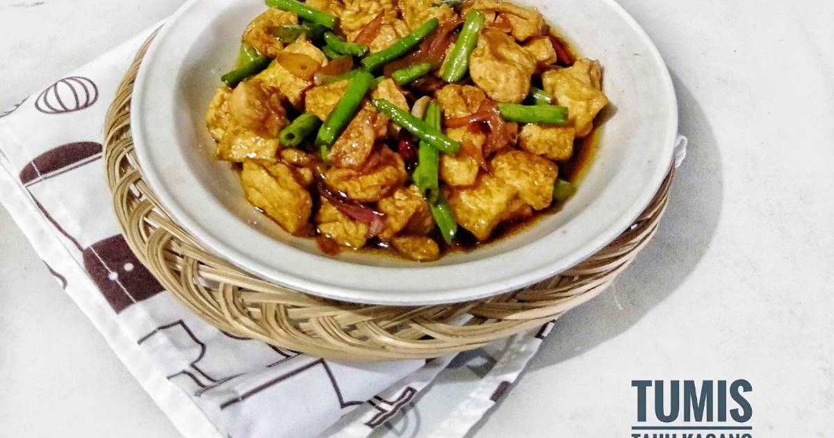 Resep Tumis Tahu Kacang Panjang oleh farida Sulthan 🇮🇩 (IG. Malika02782) - Cookpad