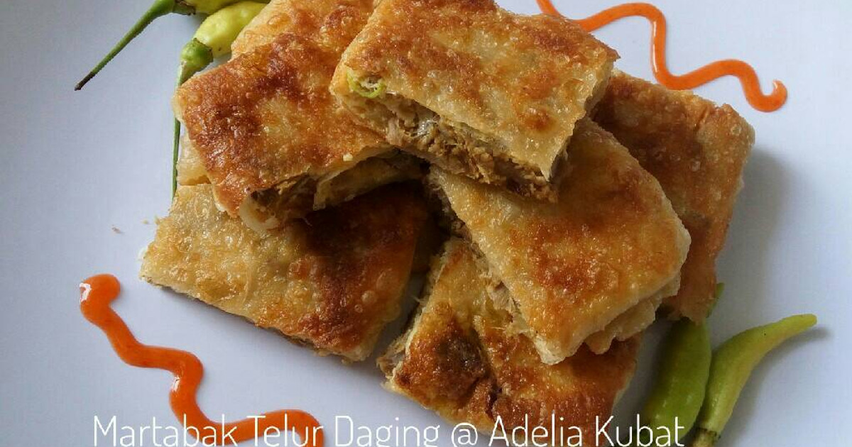 Resep Martabak Telur Daging oleh Adelia Kubat - Cookpad