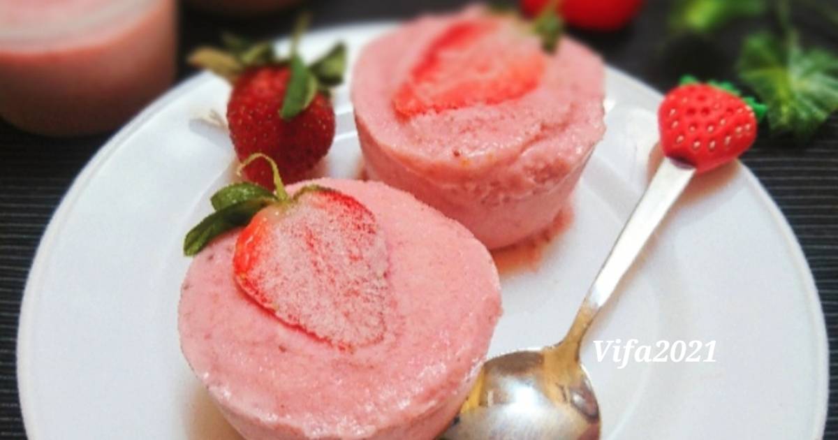 59 resep es krim yoghurt strawberry enak dan mudah - Cookpad