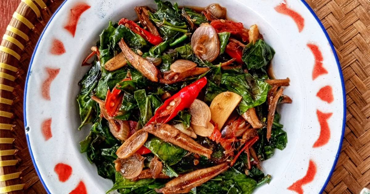 Resep Tumis Teri Daun Melinjo oleh Nay's Kitchen - Cookpad
