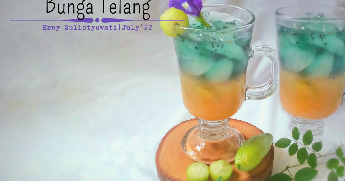 Resep Es Belimbing Wuluh Bunga Telang oleh Erny Sulistyowati (Pawon ...