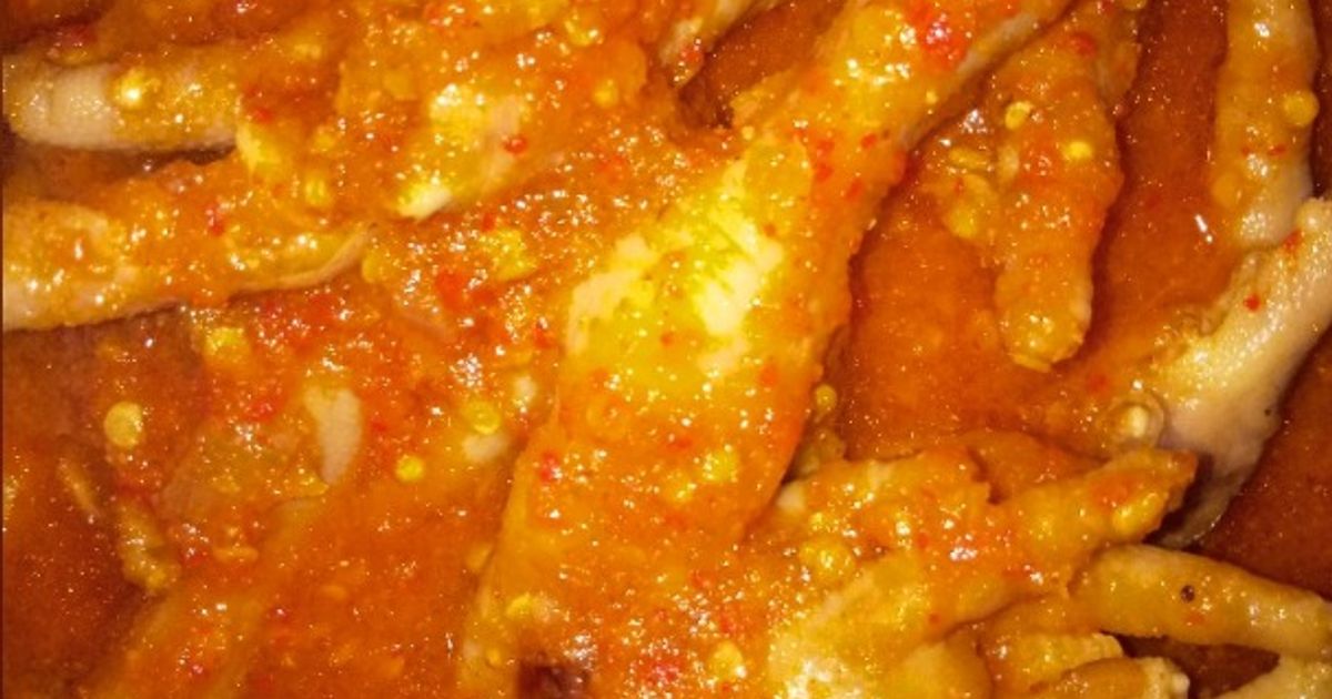 Resep Ceker Kuah Mercon oleh Meilani - Cookpad