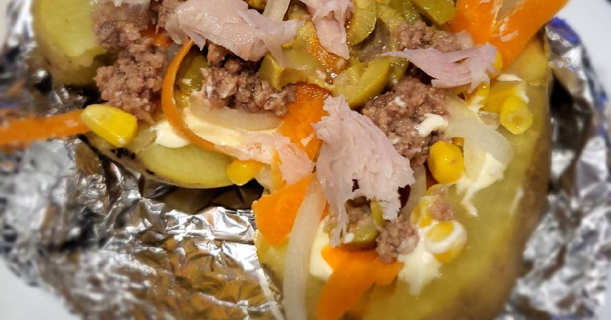 19 recetas muy ricas de patata asada con mayonesa compartidas por ...