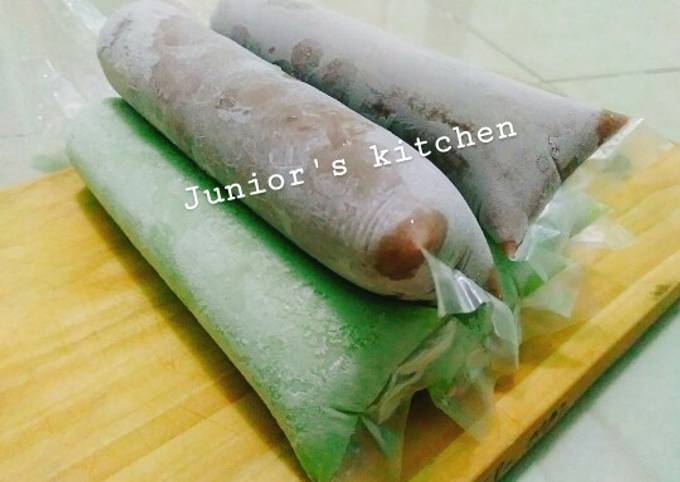 Resep Es Puding Puyo freeze🍦 oleh putrimaulidiaa - Cookpad