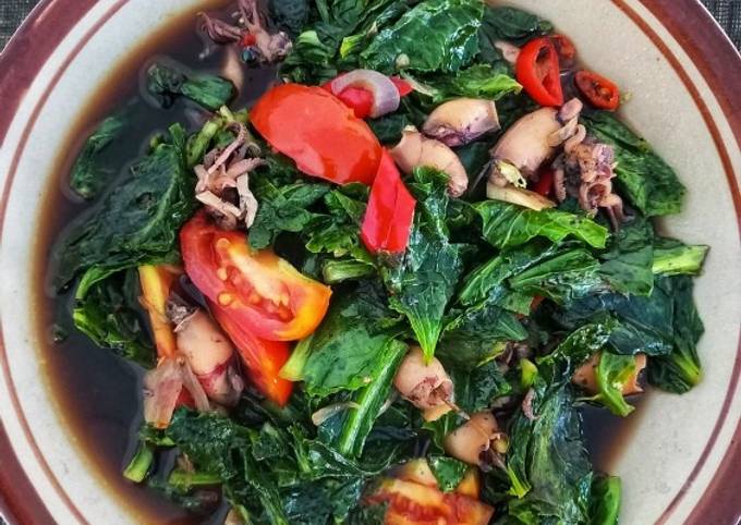 Resep 712. Cumi Kuah Baby Kailan oleh Riris 😘 - Cookpad