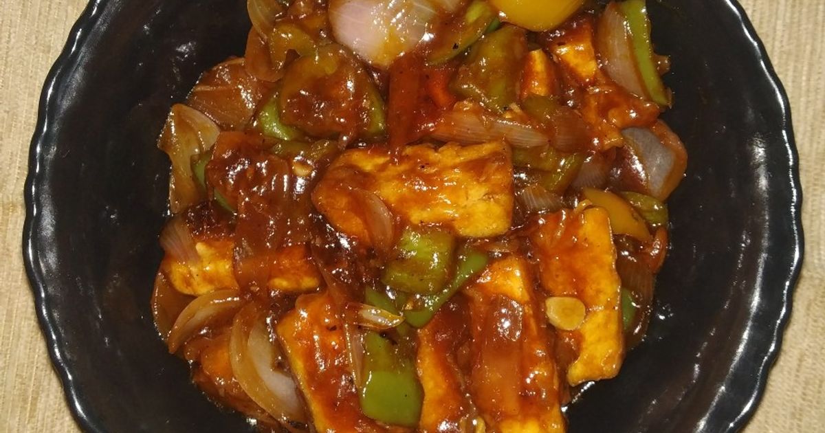 Avani Parmar દ્વારા રેસીપી ટોફૂ ચીલી ડ્રાય(Tofu Chilli Dry Recipe In ...