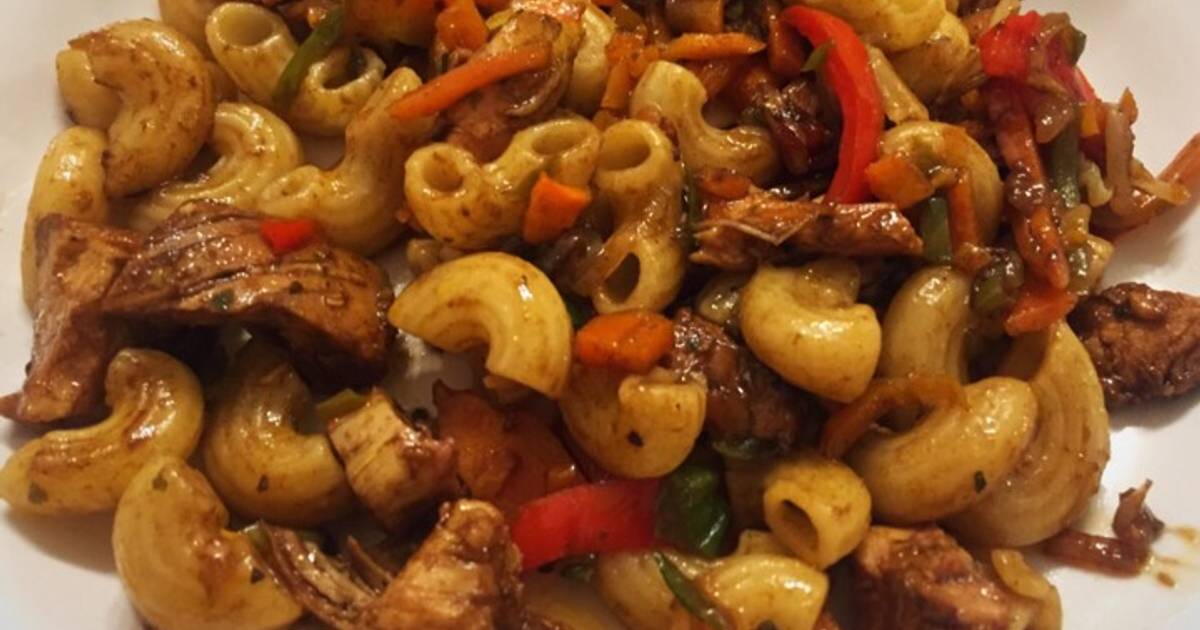 Guiso de fideos con pollo y verdura - 1,352 recetas caseras- Cookpad