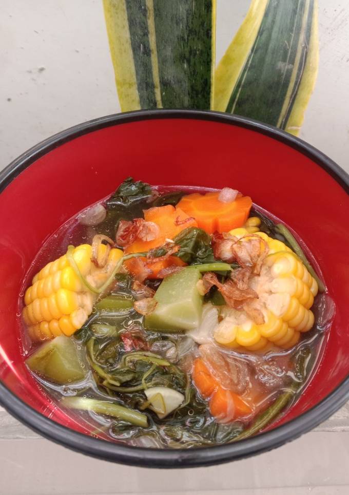 Resep Tege Sayur Bening Bumbu Kencur oleh Herlyna Dhitian - Cookpad