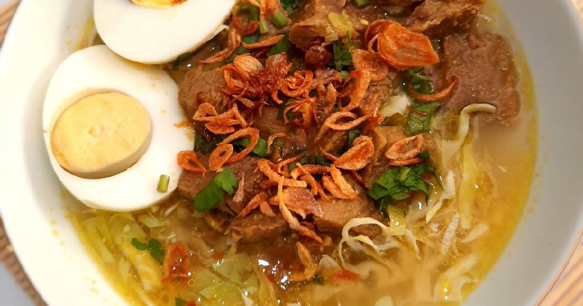 Resep Soto Daging 🍲 oleh Yuniz🌻 - Cookpad