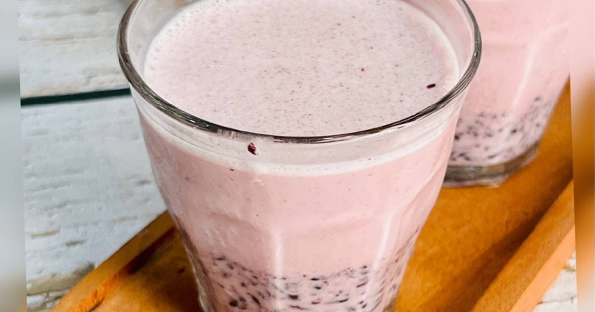 Resep 574. Purple Rice Yogurt Drink|Minuman Yogurt ketan Hitam oleh ...