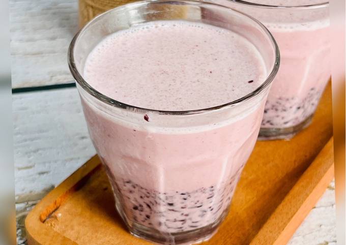 Resep 574. Purple Rice Yogurt Drink|Minuman Yogurt ketan Hitam oleh ...